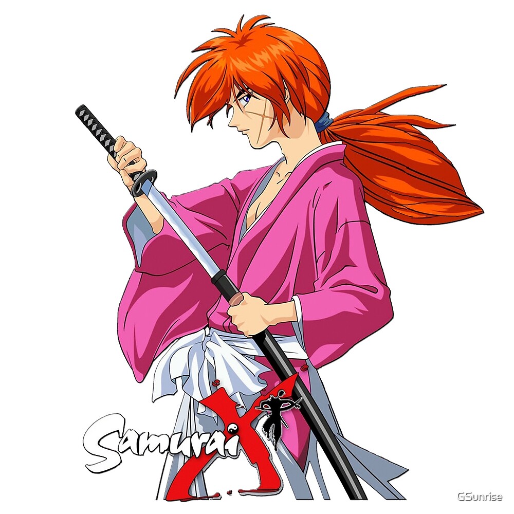 "Himura Kenshin Battousai Samurai X" by GSunrise | Redbubble