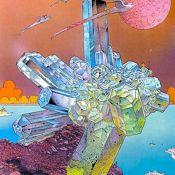 "Moebius - Crystals" Poster for Sale by slowrotation | Redbubble