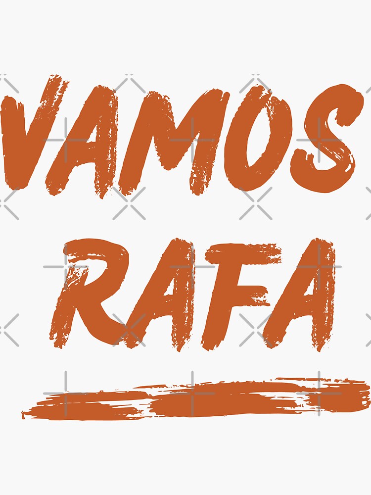 "Vamos Rafa - Tennis Rafa El Matador" Sticker for Sale by TieBreak-Tennis | Redbubble