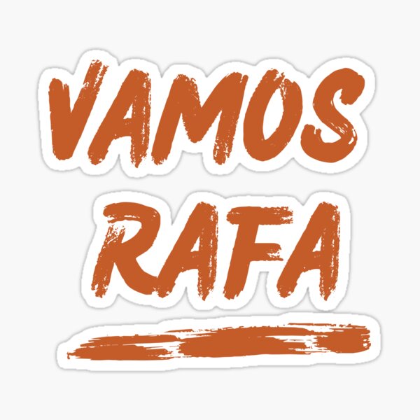 "Vamos Rafa - Tennis Rafa El Matador" Sticker for Sale by TieBreak ...
