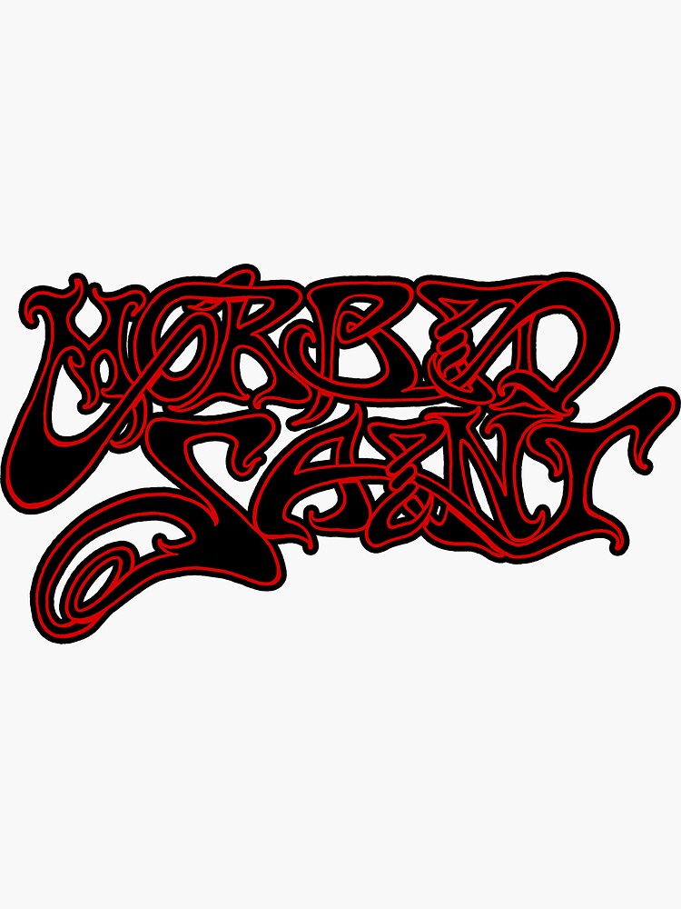"Morbid Saint" Sticker for Sale by SlickVic | Redbubble