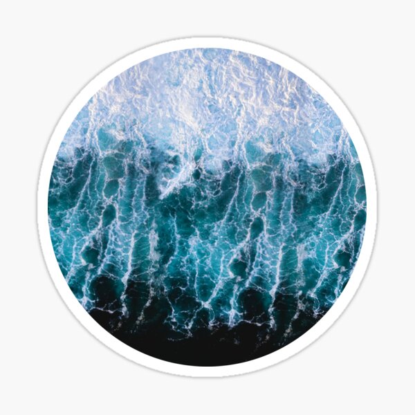 "nature Deep Blue ocean " Sticker for Sale by Ancient-Egypt | Redbubble
