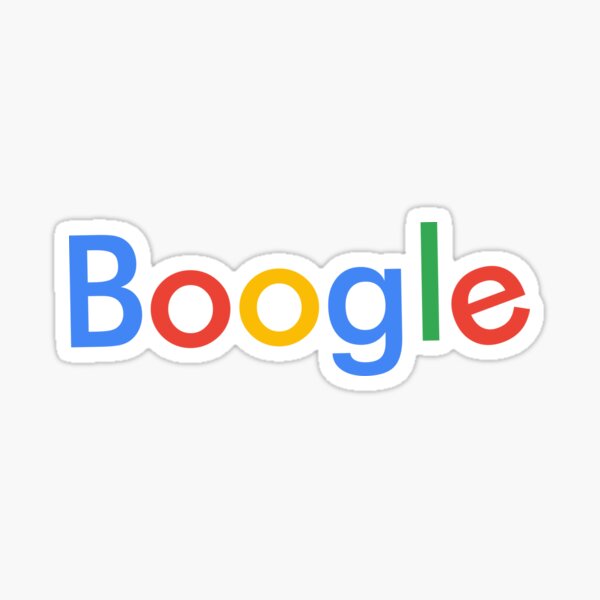 "Boogle" Sticker for Sale by brasevko | Redbubble