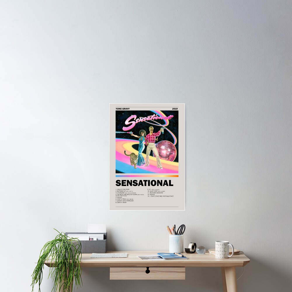 "Sensational | Yung Gravy | Album Poster & More |" Poster for Sale by ...