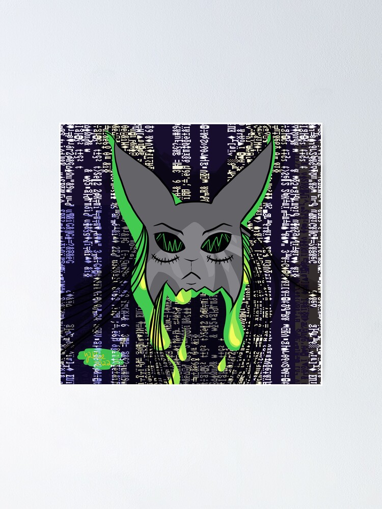 "Hacker Rabbit" Poster for Sale by y2k-fae | Redbubble