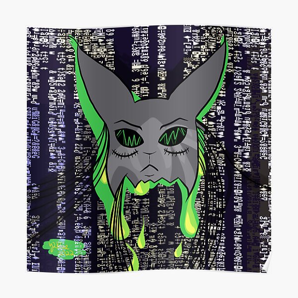 "Hacker Rabbit" Poster for Sale by y2k-fae | Redbubble