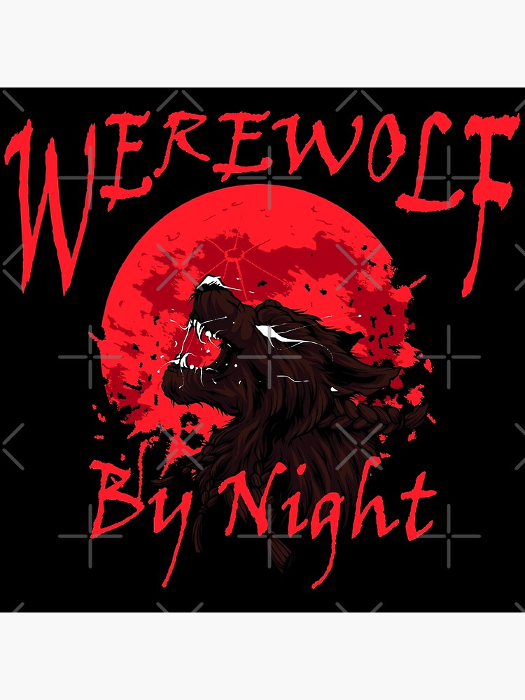 "Werewolf By Night" Poster for Sale by Print-And-Arrow | Redbubble