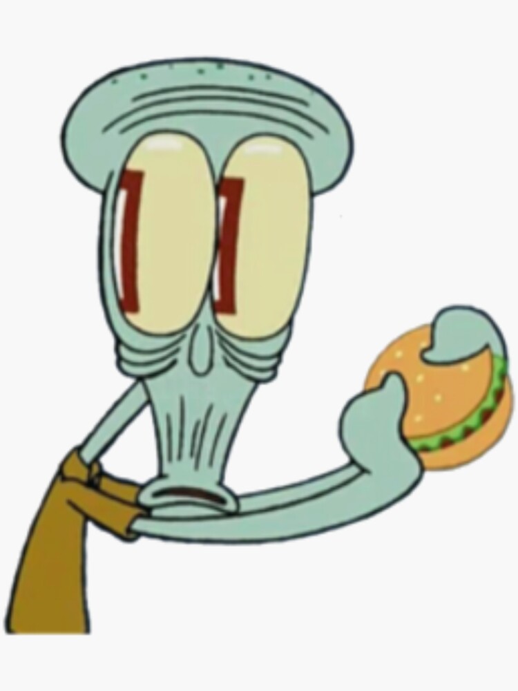 "Squidward Face" Sticker for Sale by funlittlethingz | Redbubble