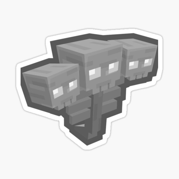 "Wither Skeleton Minecraft" Sticker for Sale by BridieRitchi | Redbubble