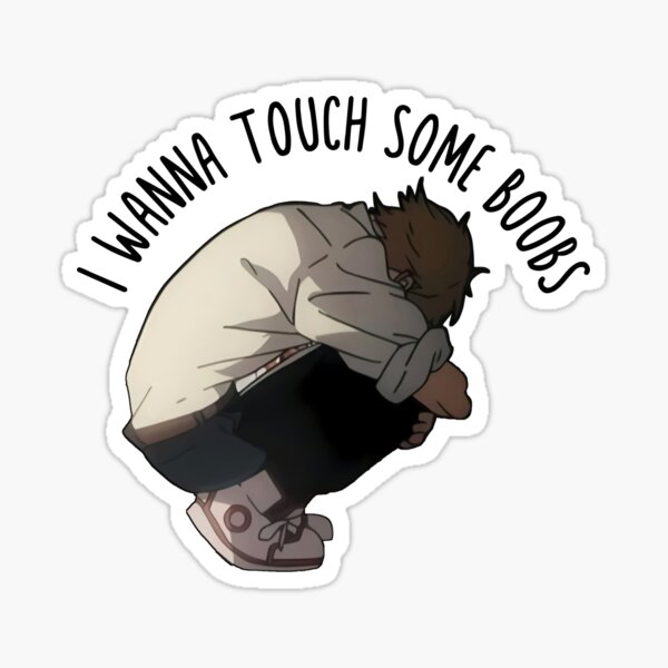 "Sad denji" Sticker for Sale by Neelam789 | Redbubble