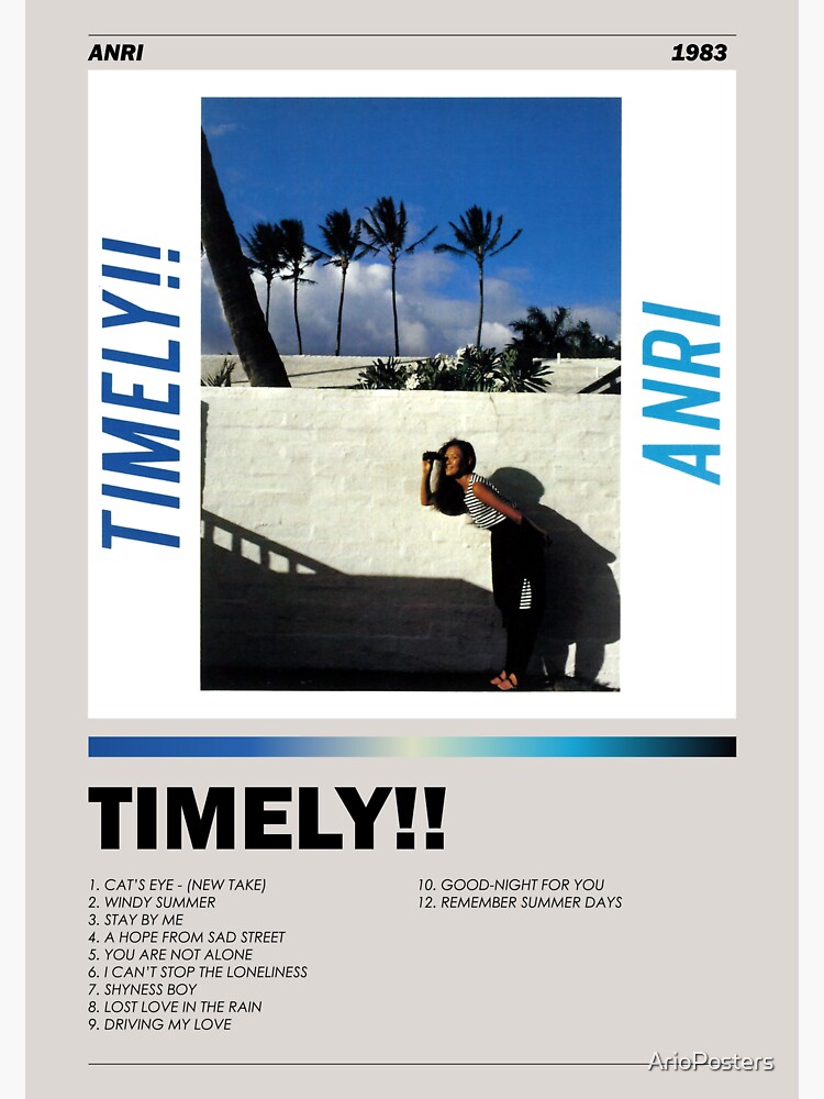 "Timely!! | Anri | Album Poster & More |" Sticker for Sale by ...