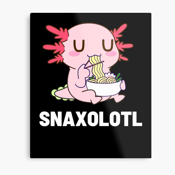 "Snaxolotl Axolotl isst Ramen Axolotls lustiger Axolotl-Fisch ...