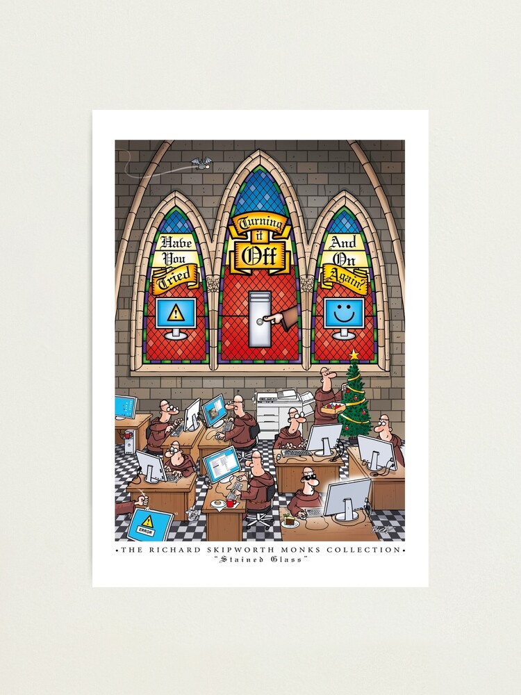 "Rich Skipworth Monks Collection: 'Stained Glass'" Photographic Print ...