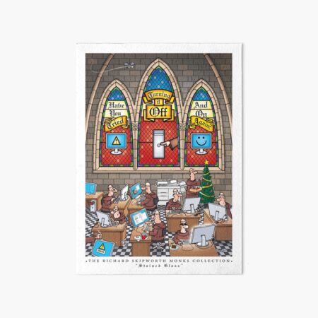 "Rich Skipworth Monks Collection: 'Stained Glass'" Art Board Print by ...