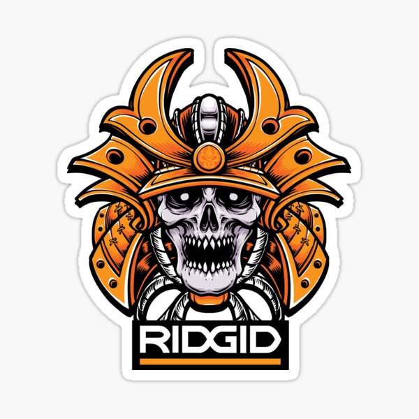 "Samurai Ridgid" Sticker for Sale by Gear-head | Redbubble
