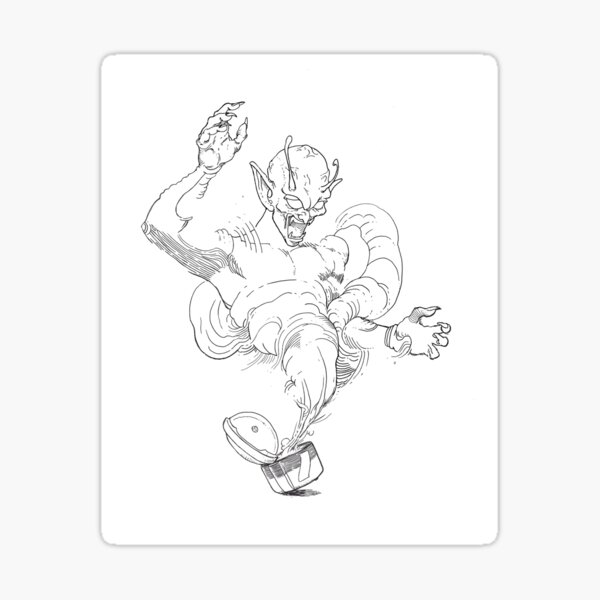 "Sticker Demon King Piccolo Rice Cooker - Dragon Ball" Sticker for Sale ...