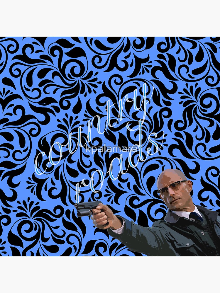 "Merlin (Country Roads, Take Me Home) " Sticker by kpalamara | Redbubble