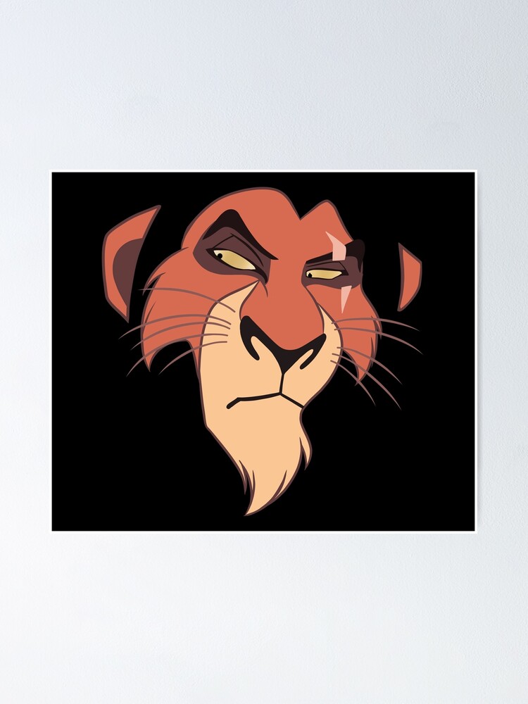 "Lion King Scar" Poster for Sale by Ahmedart0 | Redbubble