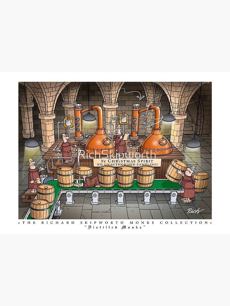 "Rich Skipworth Monks Collection: 'Distilled Monks'" Art Print for Sale ...