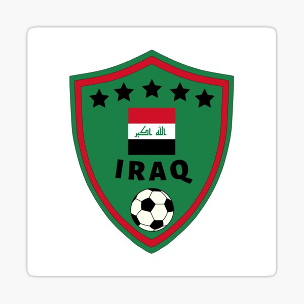 "Iraq Football Team" Sticker for Sale by Footballunite | Redbubble