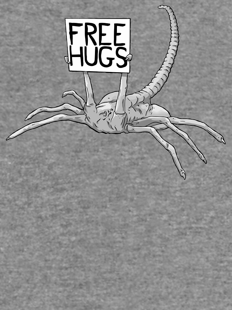 "face hugger free hug xenomorph " Lightweight Sweatshirt for Sale by ...