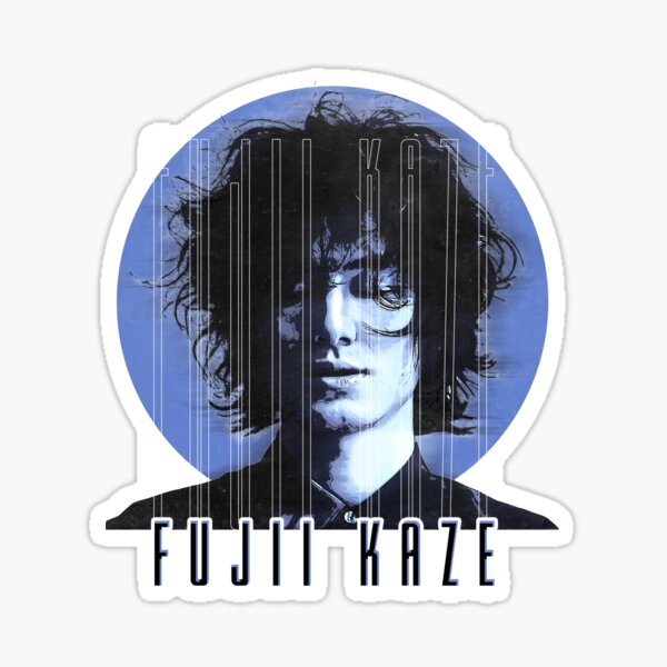 "fujii kaze black art retro" Sticker for Sale by SusbenGraphic | Redbubble