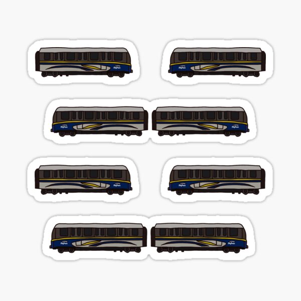 "Vancouver subway train" Sticker for Sale by lalashellsArt | Redbubble