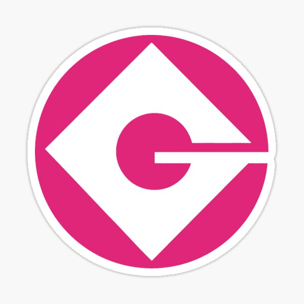 "Gorl Gru G Logo" Sticker for Sale by NostalgiacNT | Redbubble