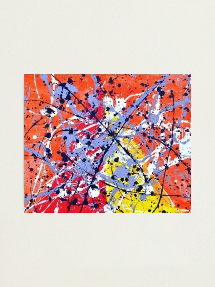"Splatter painting by the famous artist jackson pollock " Photographic ...