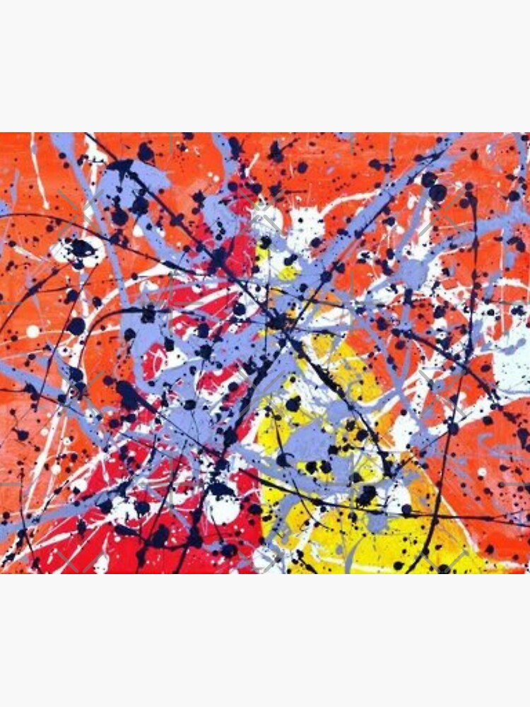 "Splatter painting by the famous artist jackson pollock " Sticker for ...