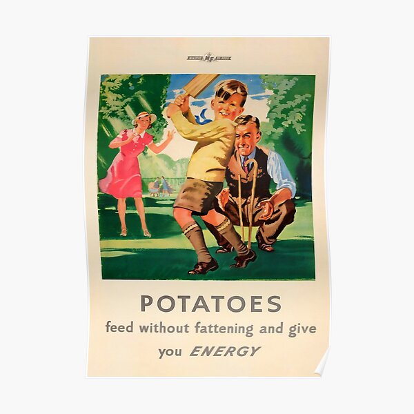 "Vintage advertising poster - British 1940s Ministry of Food Propaganda ...