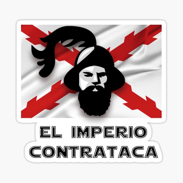 "The Empire Strikes Back (Black Letters)" Sticker for Sale by Canvel ...