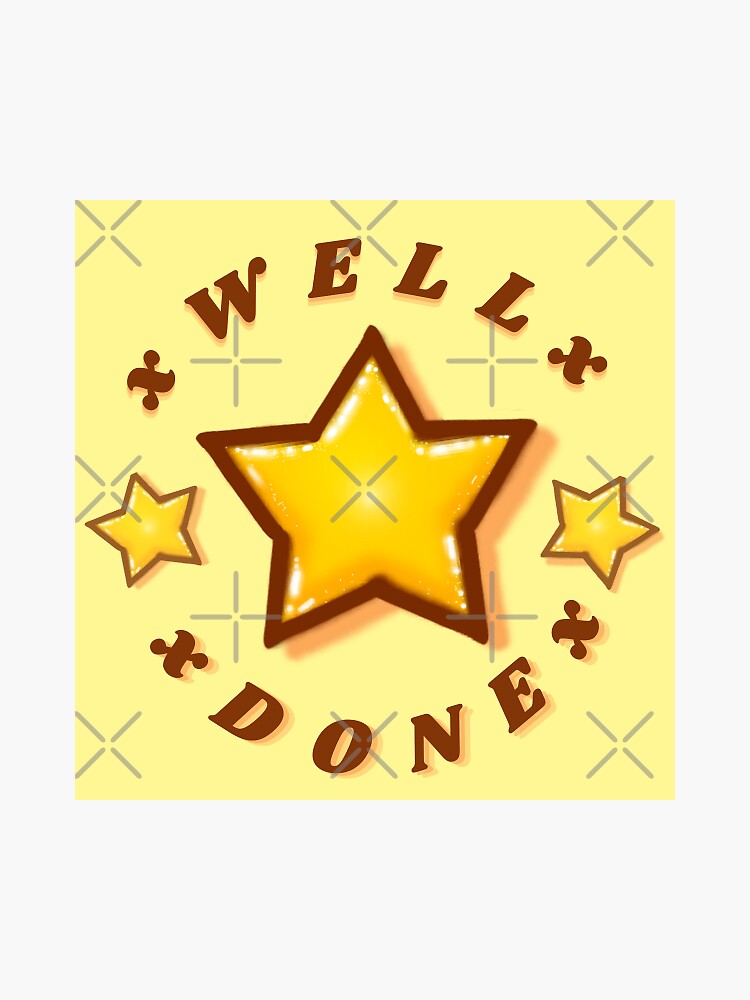 Gold Star Well Done Image at Aaron Battye blog