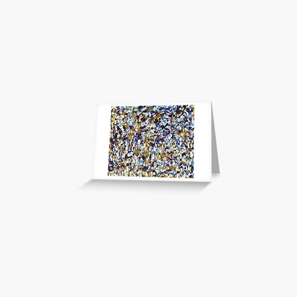 "Vis art of jackson pollock " Greeting Card for Sale by Golido | Redbubble