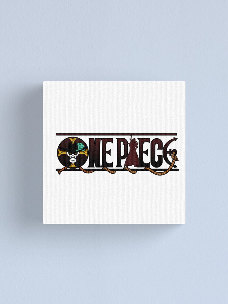 "Dracule Mihawk One Piece Logo" Canvas Print for Sale by kobmamba ...