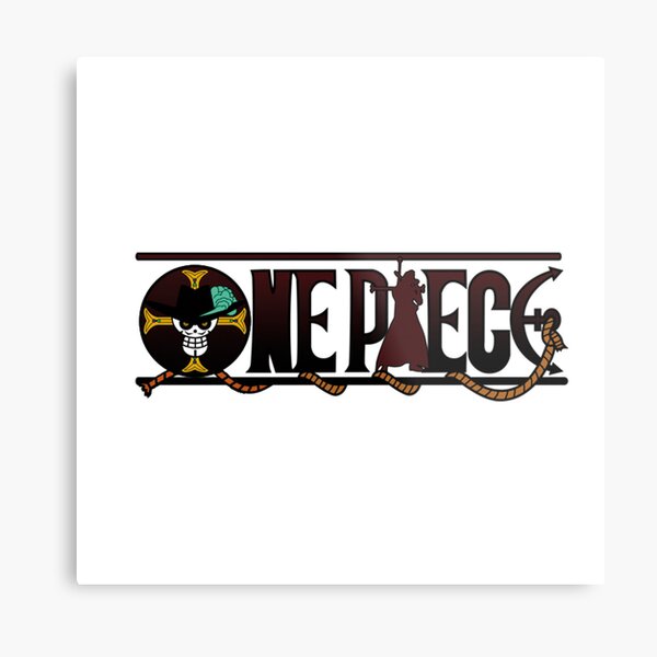 "Dracule Mihawk One Piece Logo" Metal Print for Sale by kobmamba ...