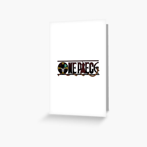 "Dracule Mihawk One Piece Logo" Greeting Card for Sale by kobmamba ...