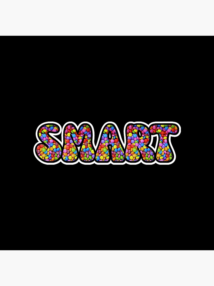 "Word Smart with Smarties" Poster for Sale by foodiemarie | Redbubble