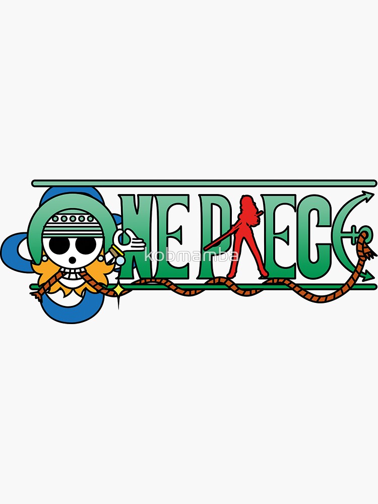 "Nami One Piece Logo" Sticker for Sale by kobmamba | Redbubble