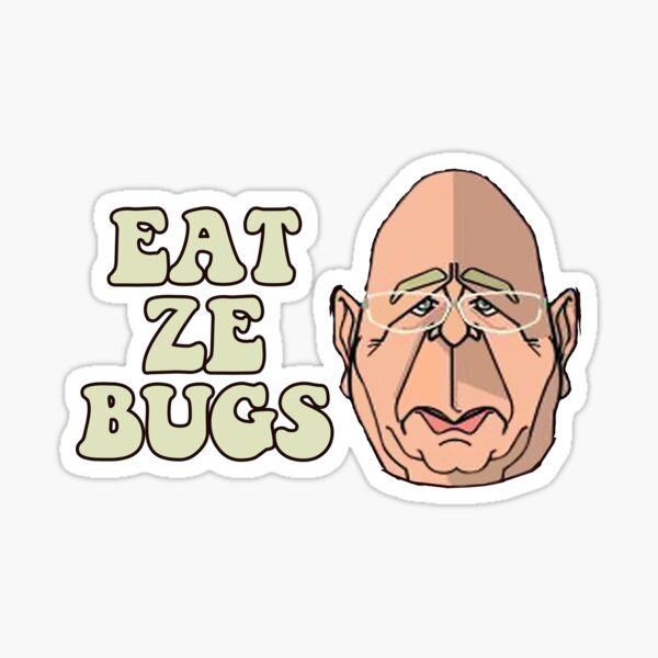 "Eat Ze Bugs! funny meme green text" Sticker for Sale by ArtOfTrolling ...