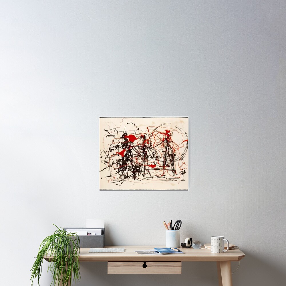 "Post war by jackson pollock art " Poster for Sale by Golido | Redbubble