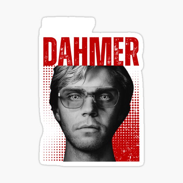 "Jeffrey Dahmer monster- serial killer" Sticker for Sale by ...