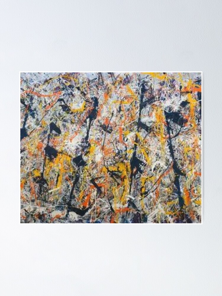 "Blue poles art of work by jackson pollock " Poster for Sale by Golido ...
