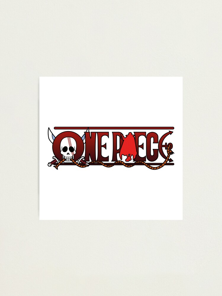 "Shanks One Piece Logo" Photographic Print for Sale by kobmamba | Redbubble