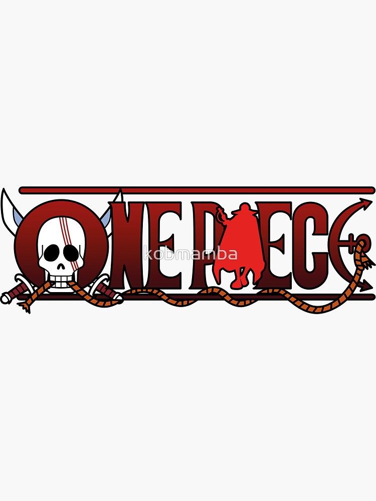 "Shanks One Piece Logo" Sticker for Sale by kobmamba | Redbubble