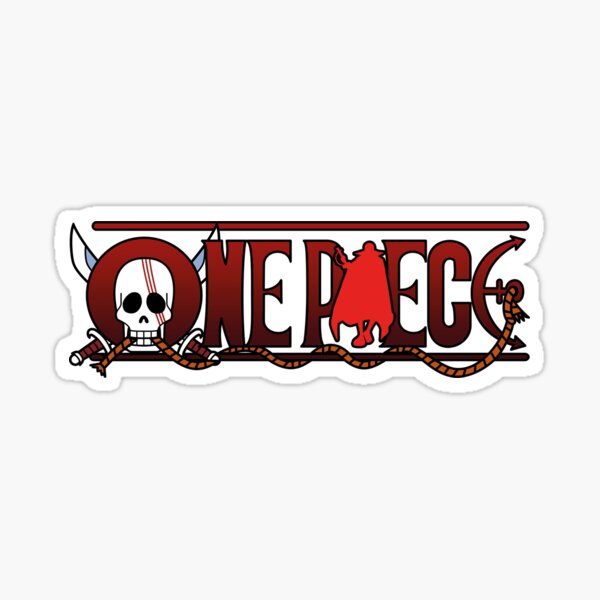 "Shanks One Piece Logo" Sticker for Sale by kobmamba | Redbubble