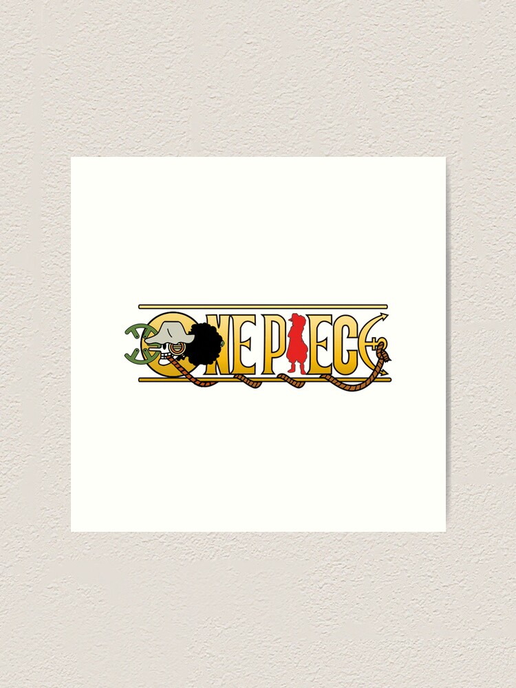 "Usopp One Piece Logo" Art Print for Sale by kobmamba | Redbubble