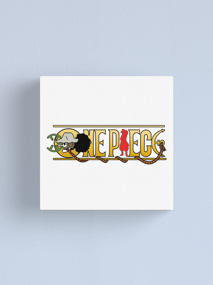 "Usopp One Piece Logo" Canvas Print for Sale by kobmamba | Redbubble