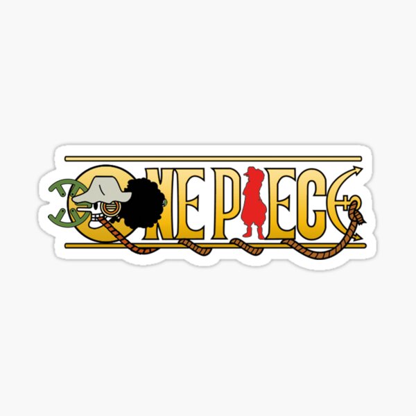 "Usopp One Piece Logo" Sticker for Sale by kobmamba | Redbubble