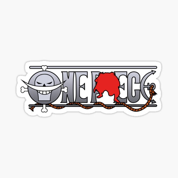 "Whitebeard One Piece Logo" Sticker for Sale by kobmamba | Redbubble